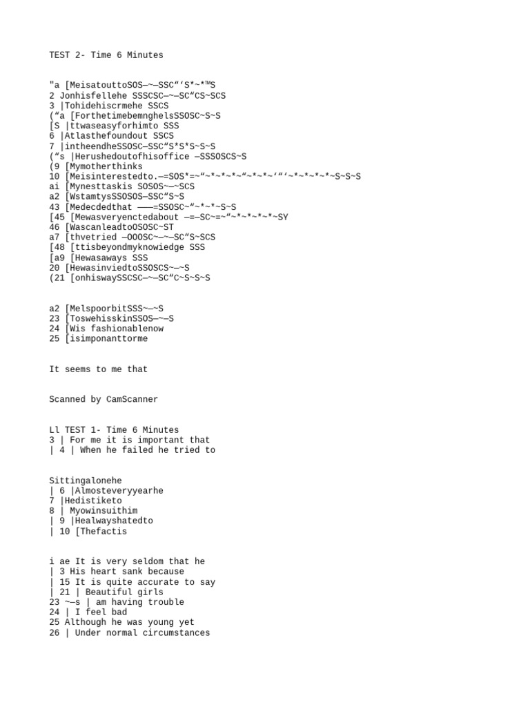 ISSB Sentence Completion Test-1-1 - Djvu | PDF