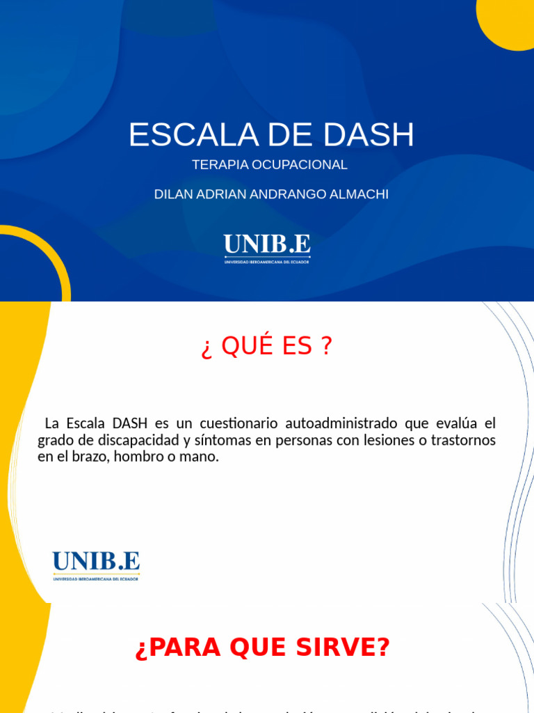 Diapositivas Escala Dash | PDF