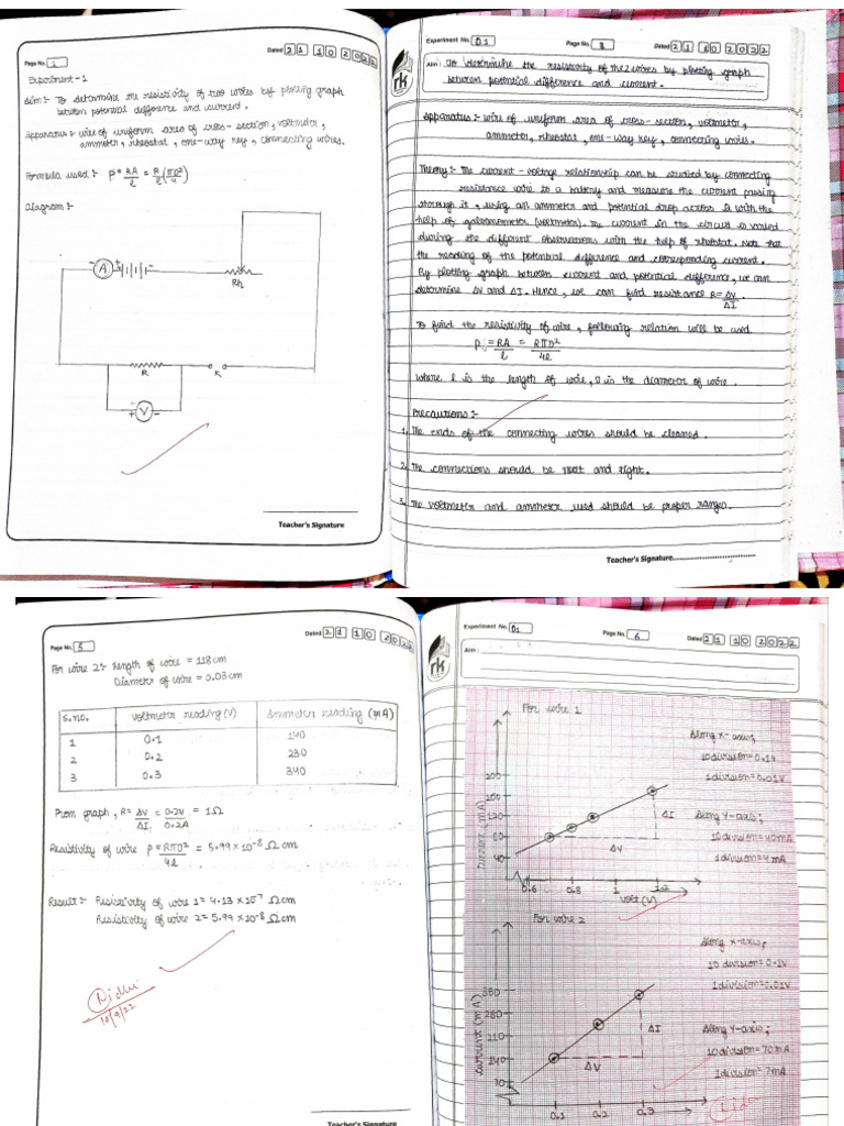 Physics Practical Class 12th | PDF