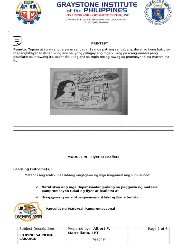 FLP - Mod9 - 121824 | PDF