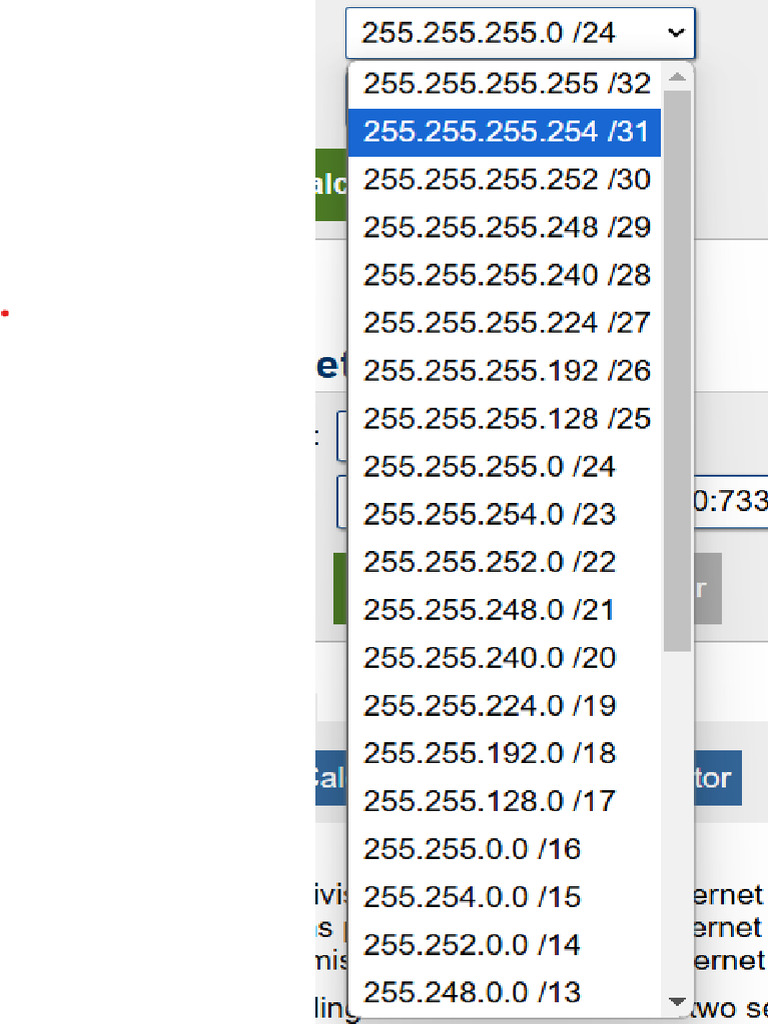 Calculator Subnet Mast | PDF