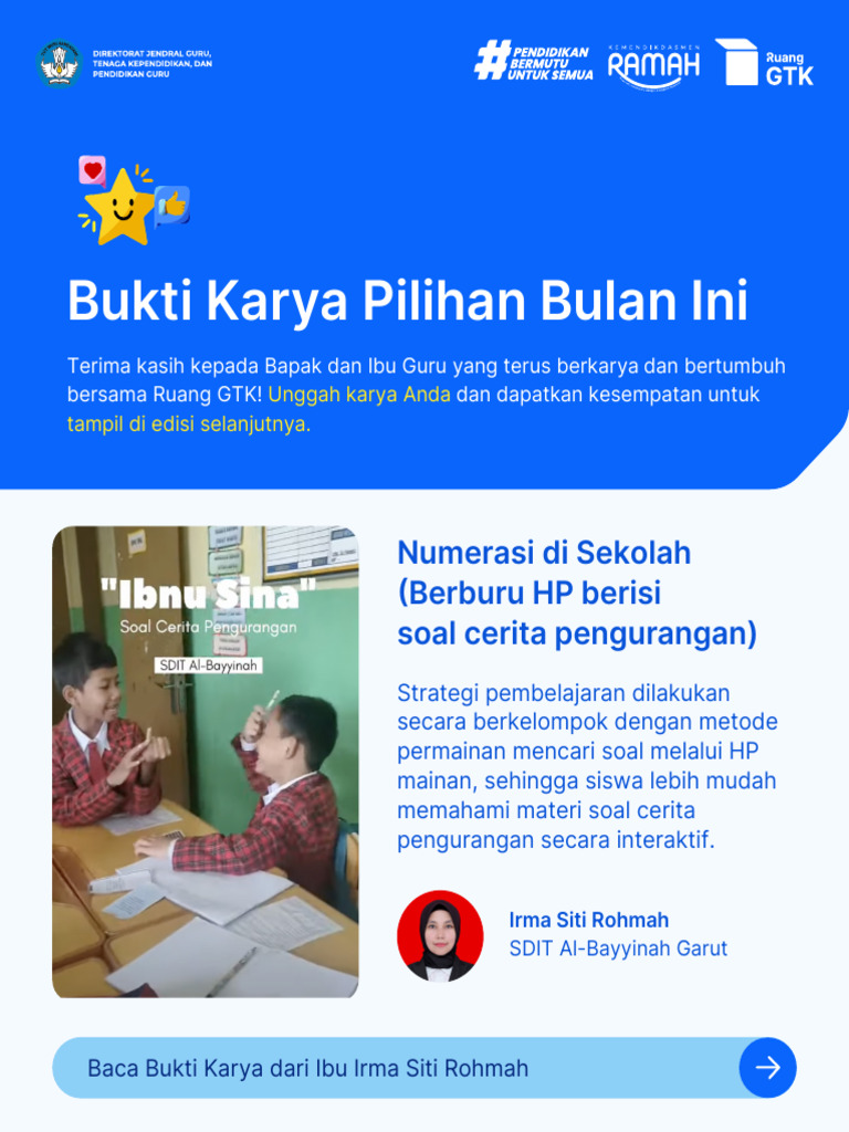 Bukti Karya Hall of Fame - Ibu Irma - WA Blast | PDF