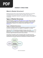 Market Structures - Notes For Economics Students | PDF