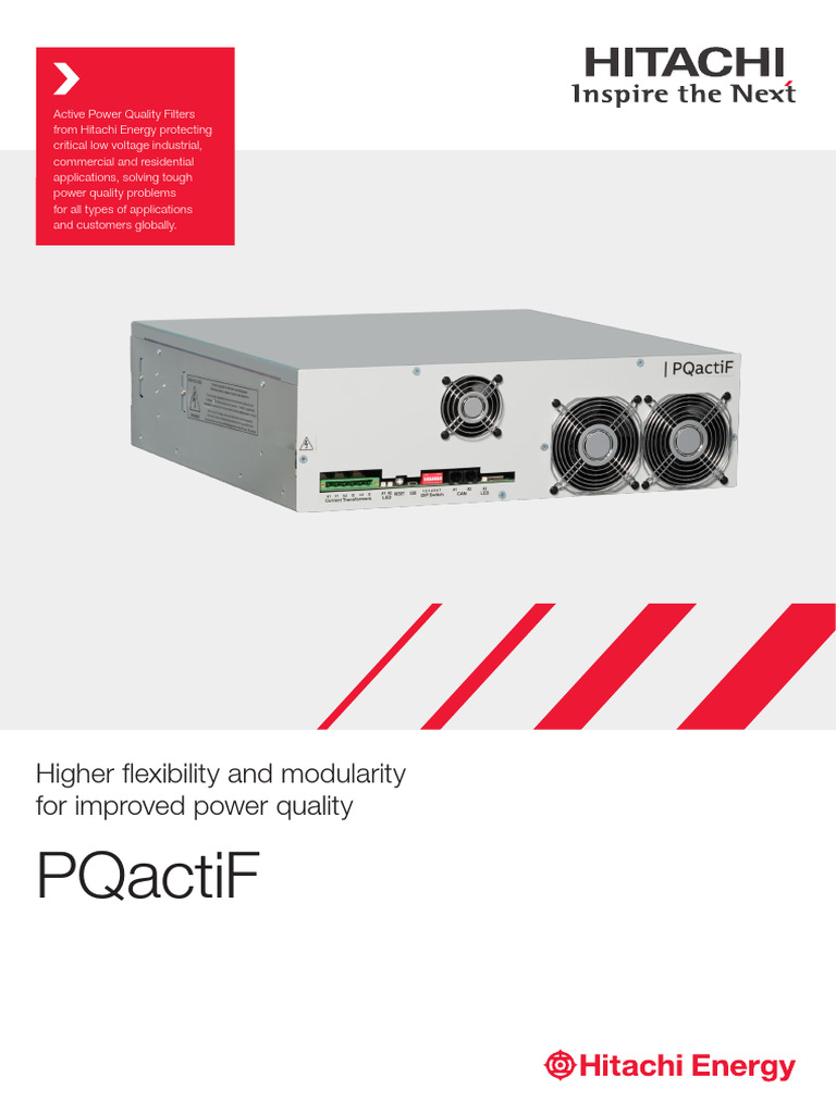 Hitachi Energy Active Power Quality Filters | PDF | Electric Power ...