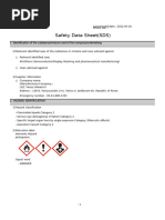 Isopropyl Alcohol (Ipa) Safety Datasheet | PDF | Toxicity | Water