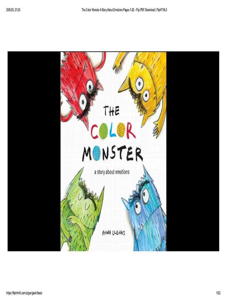The Color Monster A Story About Emotion.. | PDF | Subjective Experience ...