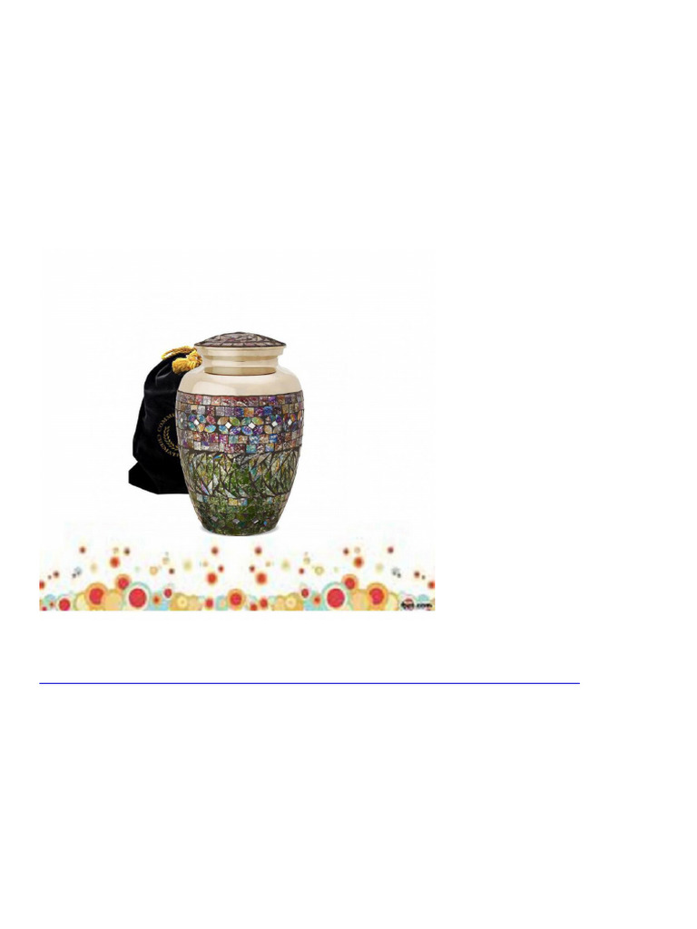 7210 Mosaic Cracked Glass Cremation Urns For Human Ashes Adult For ...