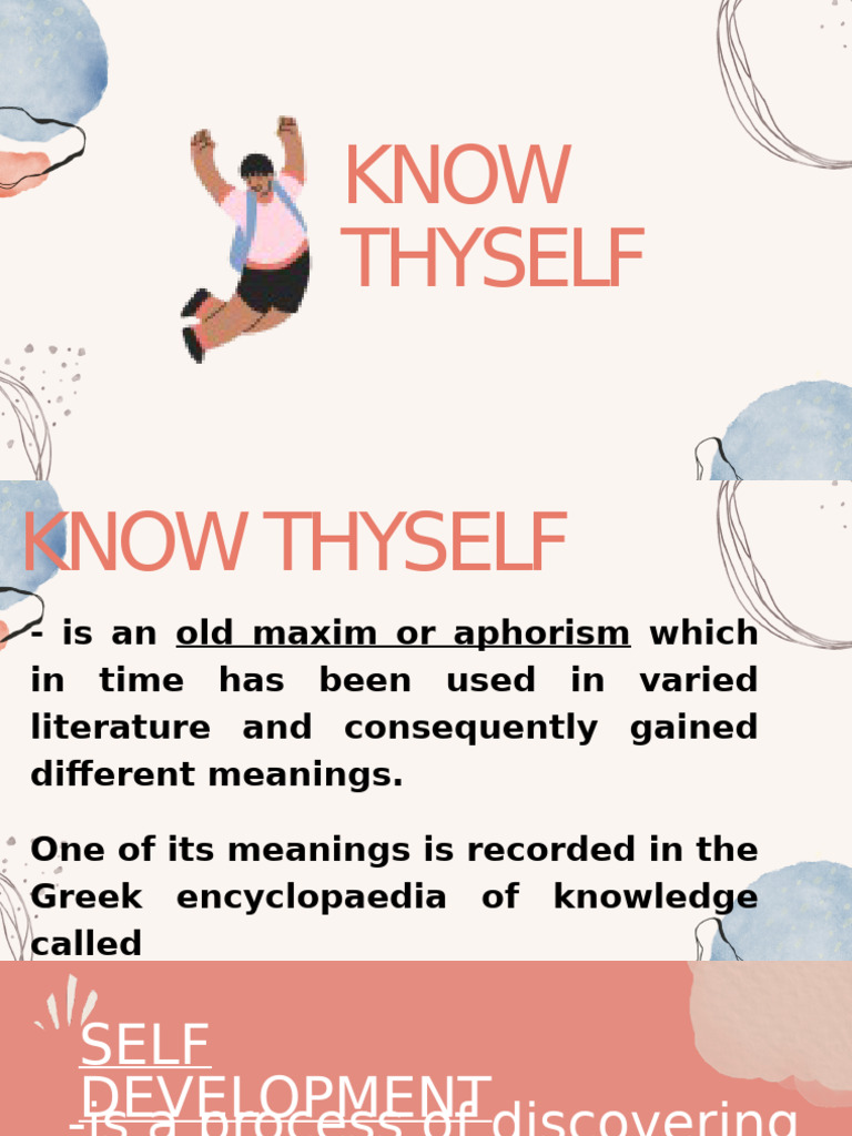Know Thyself 1 | PDF