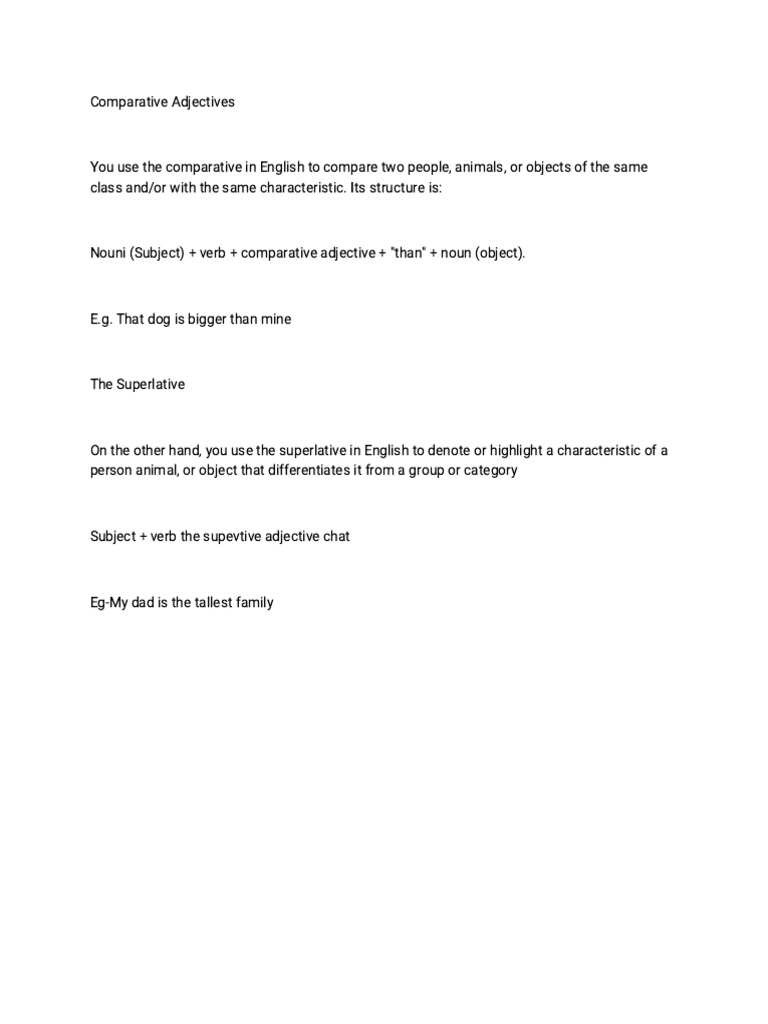 Comparative Adj-WPS Office | PDF