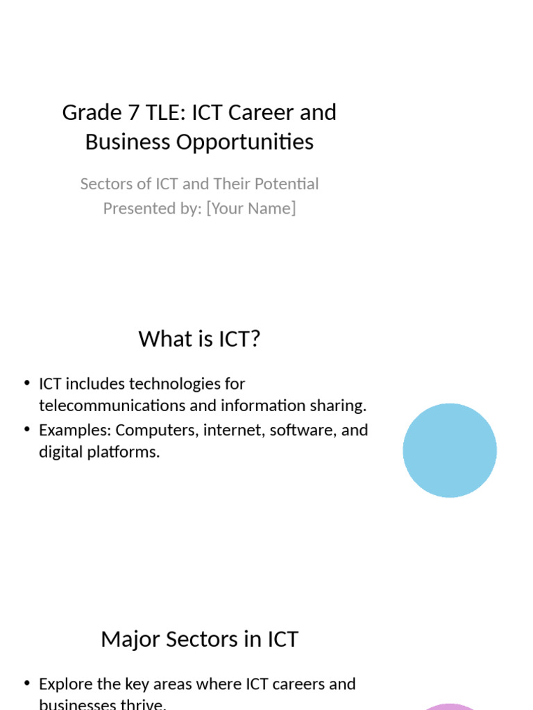Grade7 TLE ICT Visual Presentation | PDF