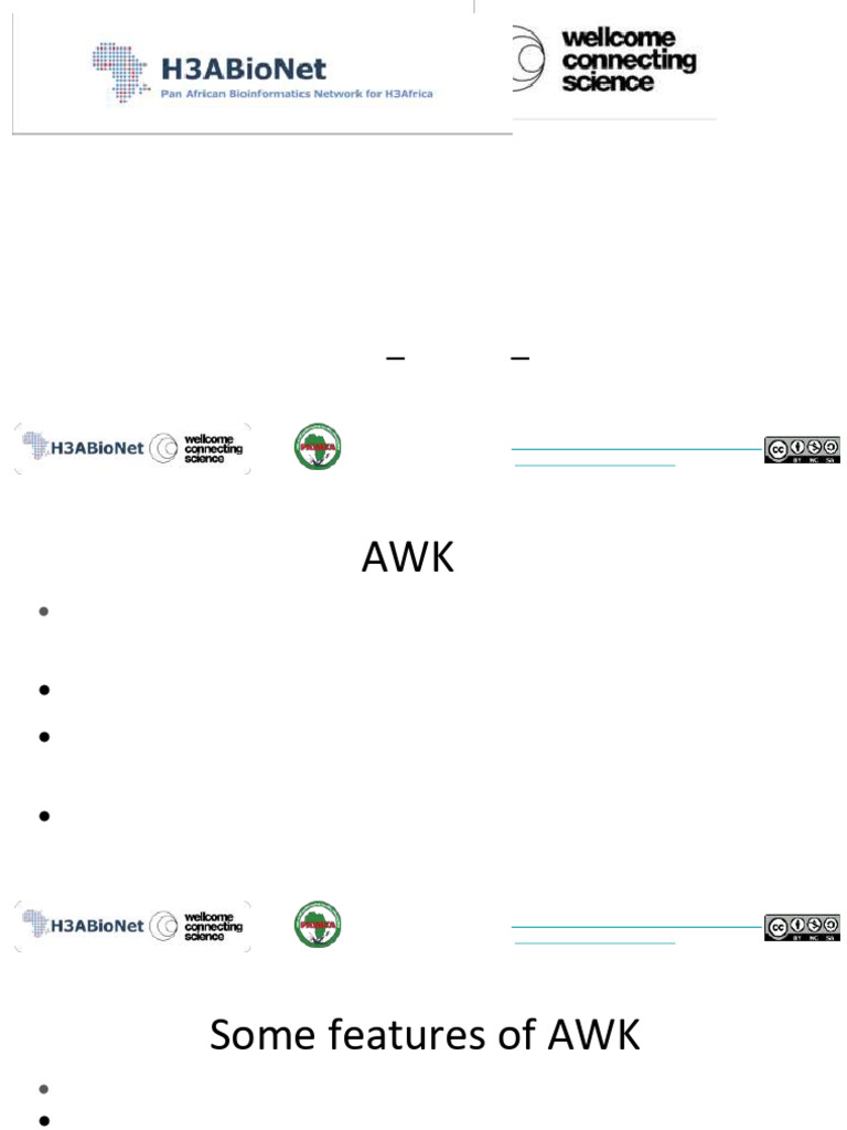 AWK Scripting for Bioinformatics 2023 | PDF | Computer Programming ...