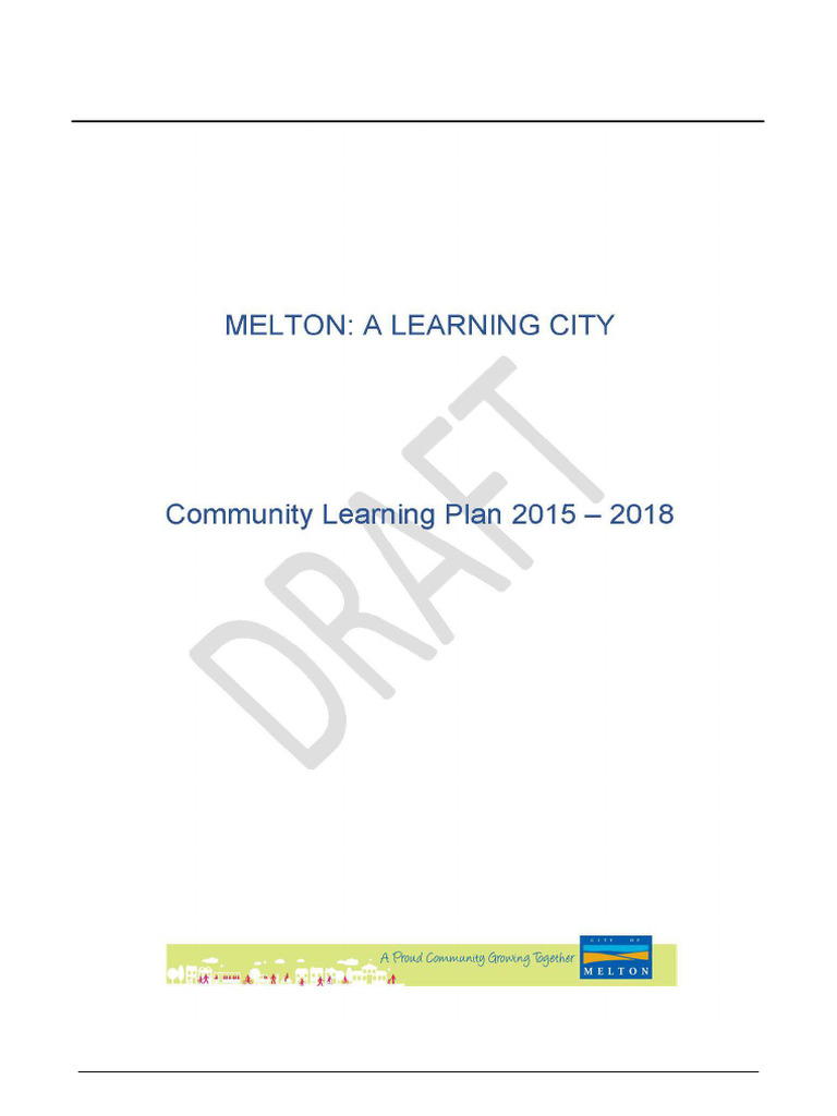Item 113 - Appendix 1 - Community Learning Plan 2015-2018 | PDF