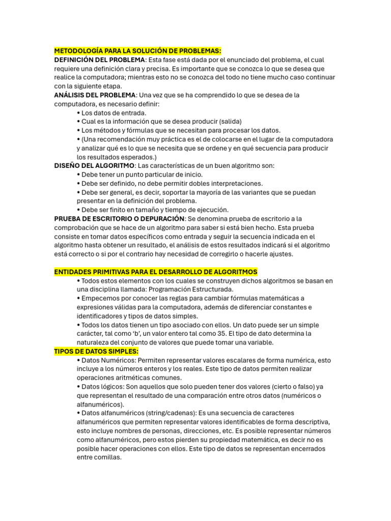 Repaso - Guia de Ejercicios | PDF | Tipo de datos | Algoritmos