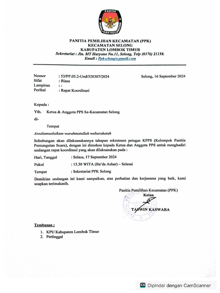 Undangan Rakor 17-09-2024 | PDF