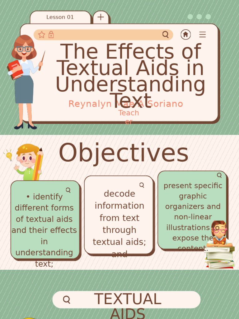 The Effects of Textual Aids in Understanding Text | PDF | Chart | Pie Chart