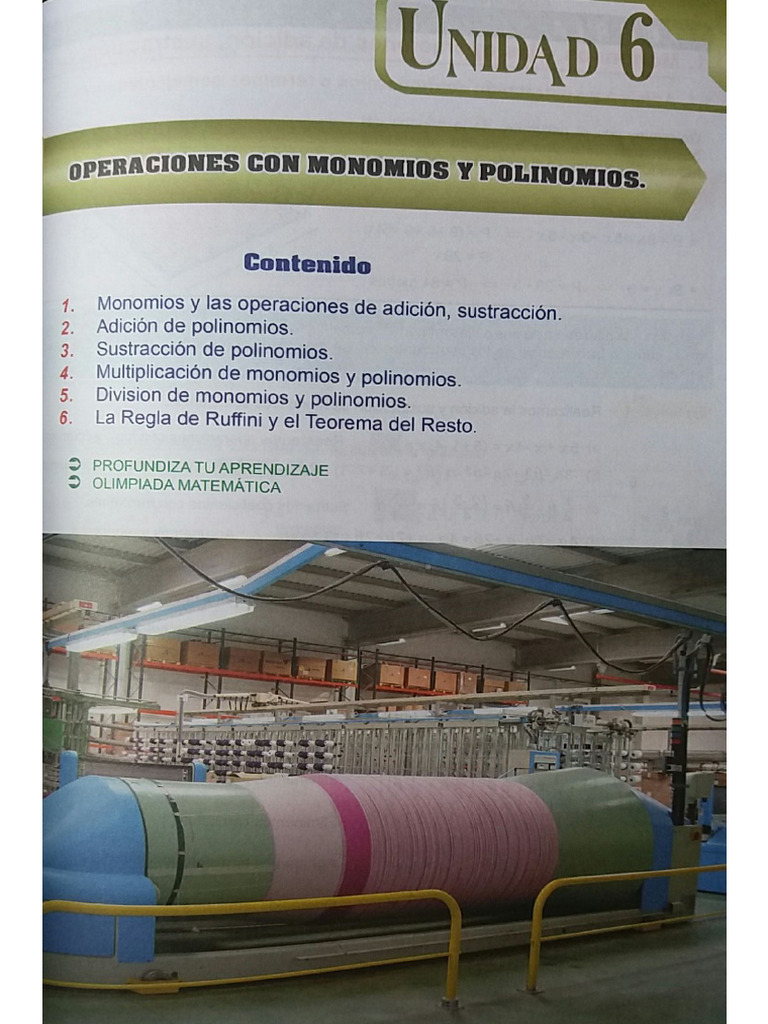 Unidad 6 - 1ro Sec | PDF