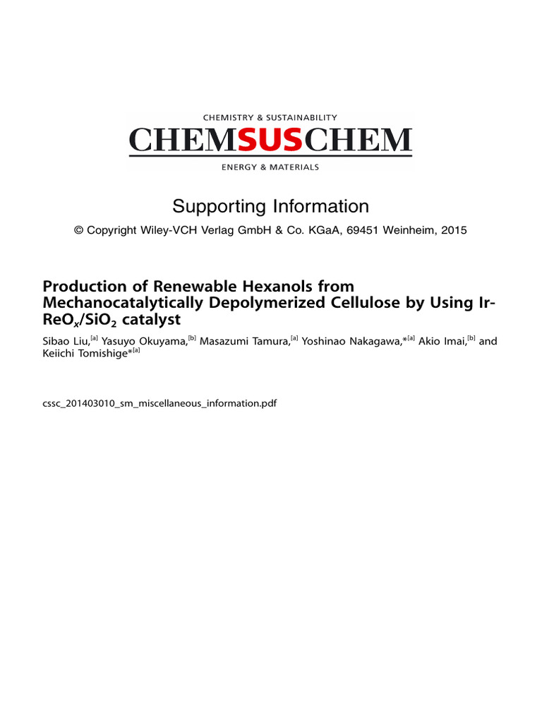 Tamura Et Al. - 2015 - Production of Renewable Hexanols From ...