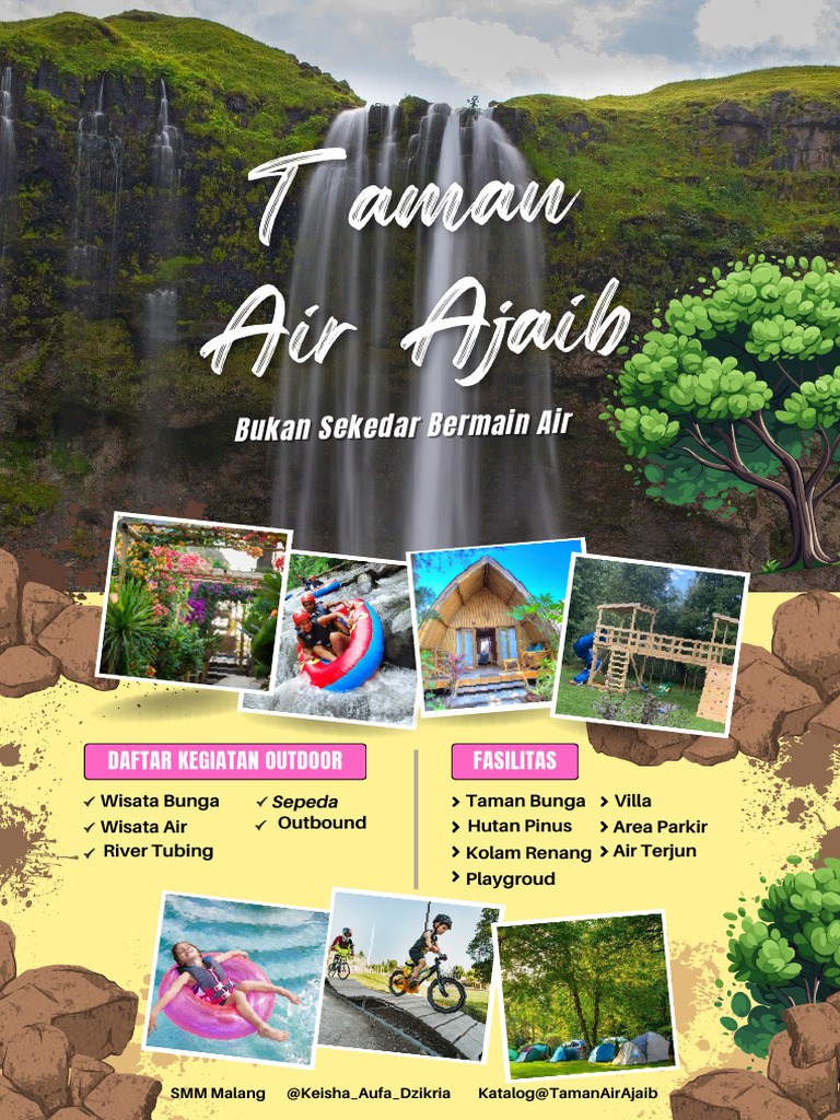 Cokelat Promosi Paket Wisata Alam Flyer PDF | PDF