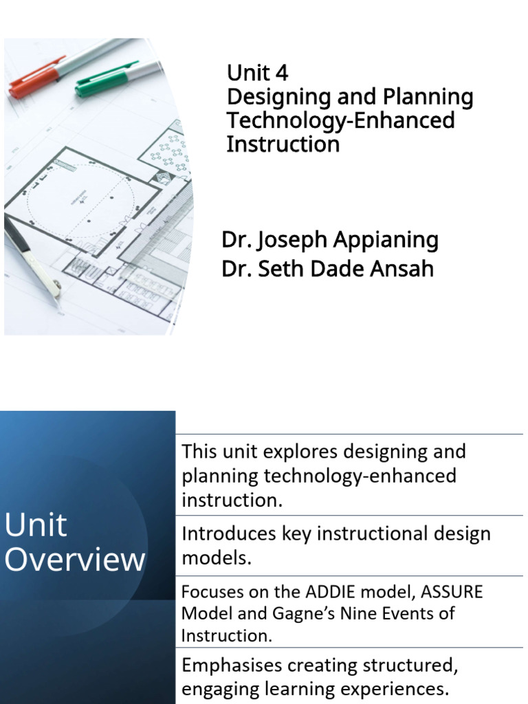 Designing and Planning Technology Instruction S | PDF | Instructional ...