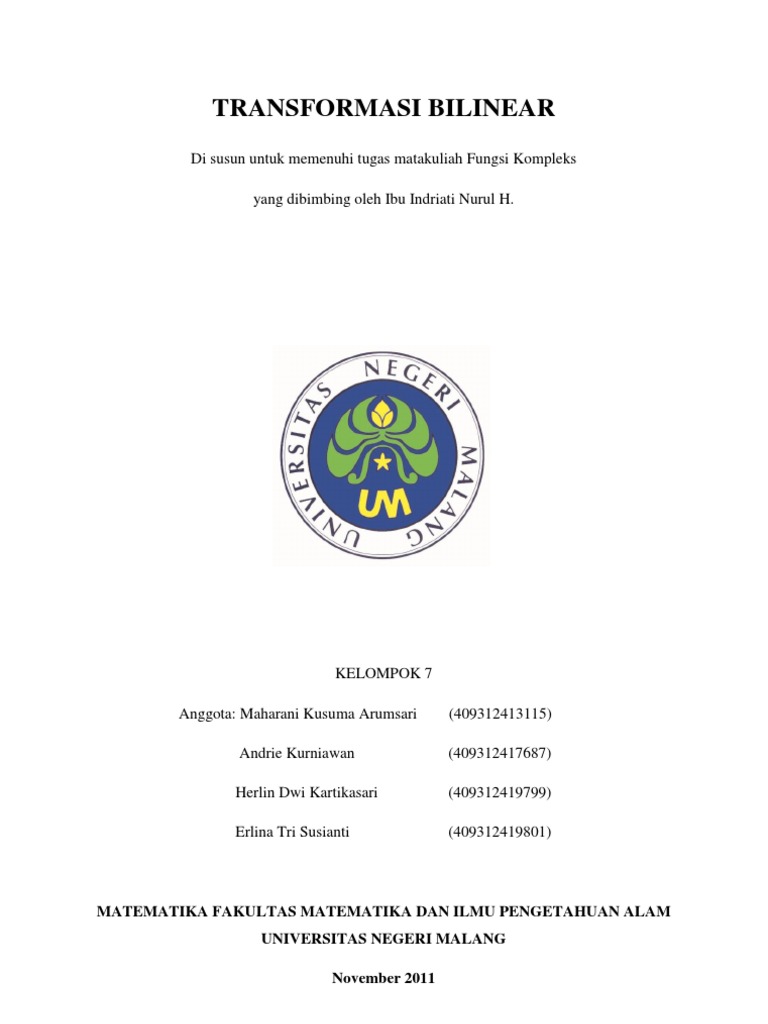 Transformasi Bilinenar | PDF