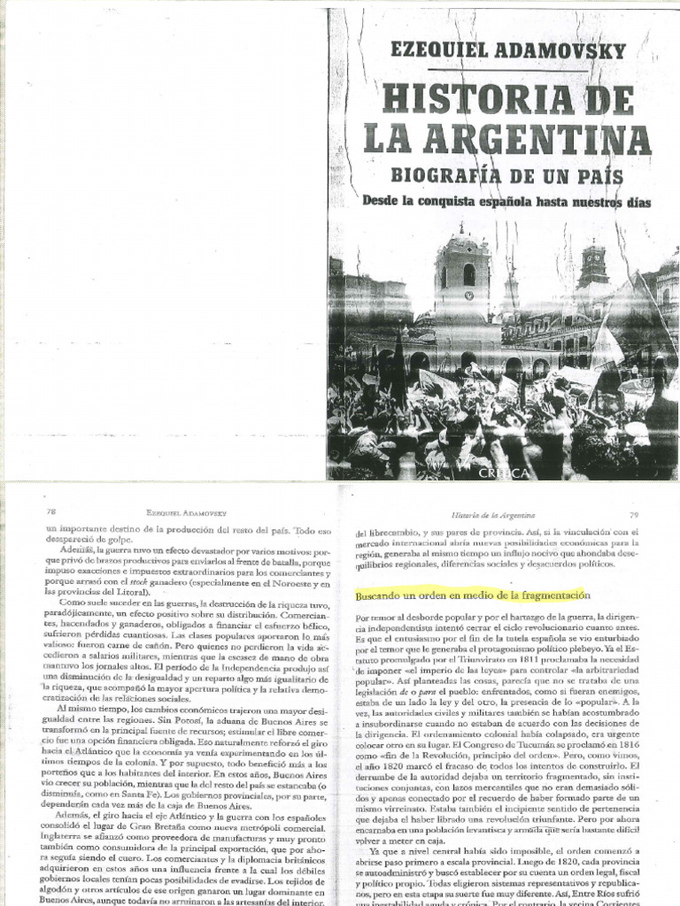Adamovsky Unidad III | PDF | Argentina