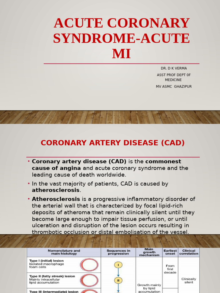 Acute Myocardial Infarction Overview | PDF | Myocardial Infarction ...