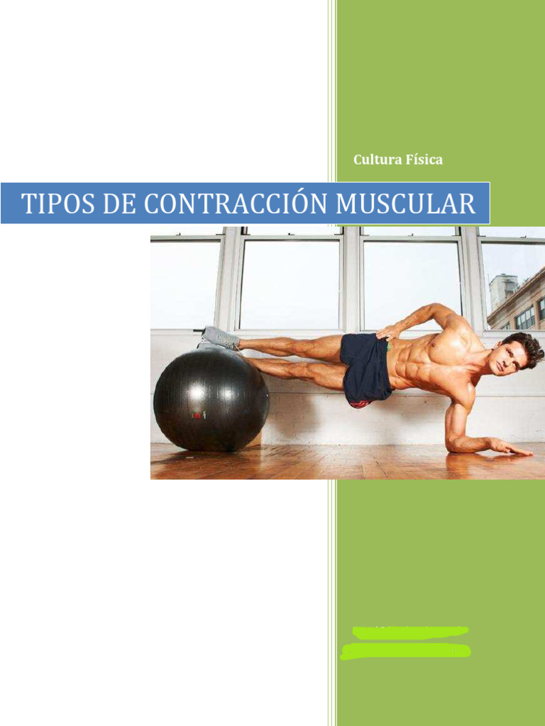 Tipos de Contraccion | PDF | Contracción muscular | Músculo