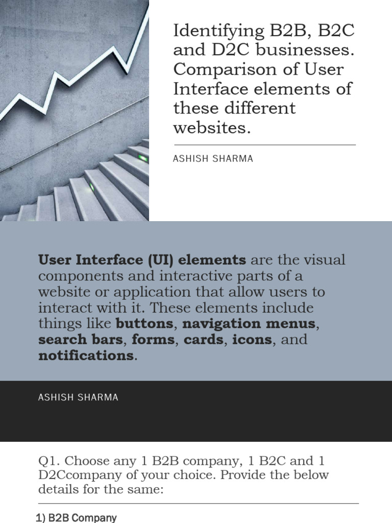 B2B, B2C, and D2C Business Models Explained | PDF | Retail | User Interface