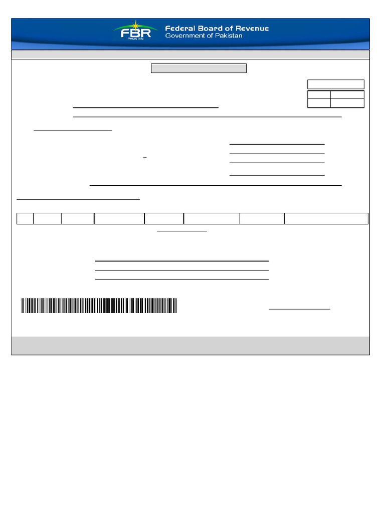 Sales Tax Payment Challan: PSID #: 192533255 | PDF