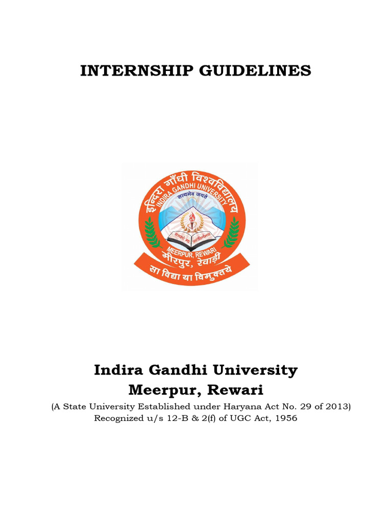 Internship Guidelines for PG Programs | PDF | Regulatory Compliance ...