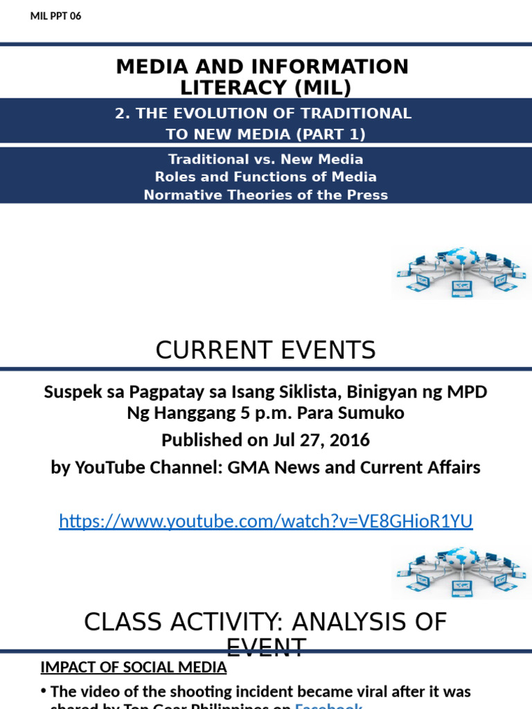 The Evolution of Traditional To New Media - The Evolution of Media ...