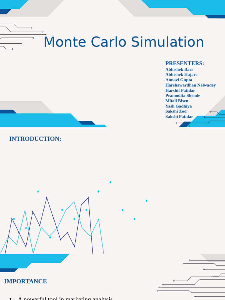 Monte Carlo Simulation | PDF | Marketing | Pricing