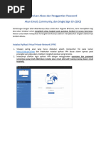 Panduan Login AMS V32022 | PDF