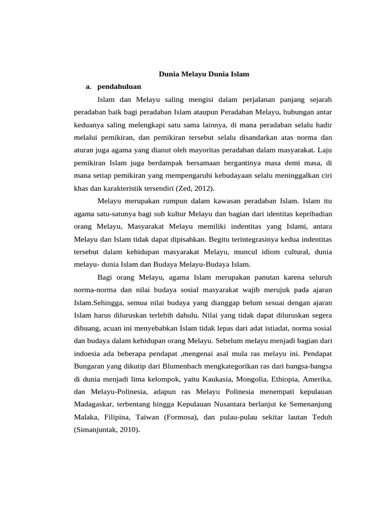 Dunia Melayu Dunia Islam | PDF