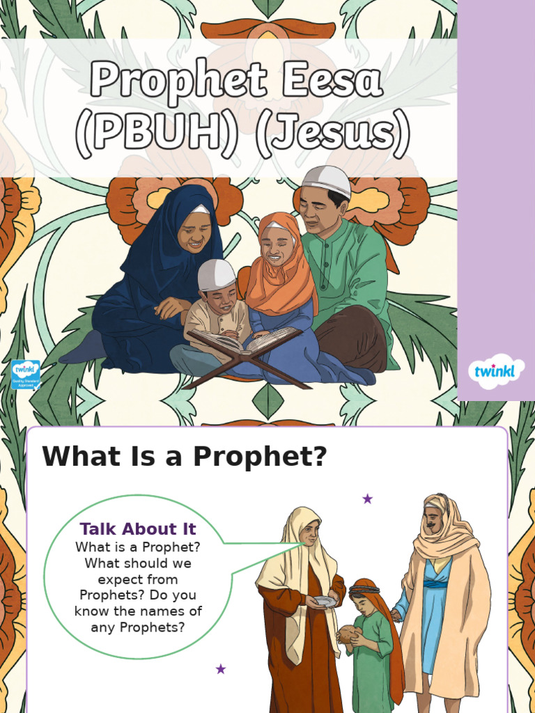 T Re 1691569994 ks2 PPT Prophet Eesa Pbuh in Islam - Ver - 1 | PDF | Prophets And Messengers In ...