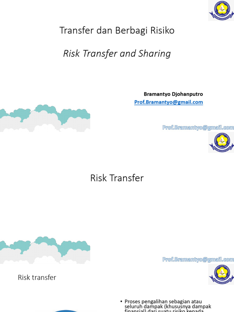 Strategi Transfer dan Berbagi Risiko | PDF