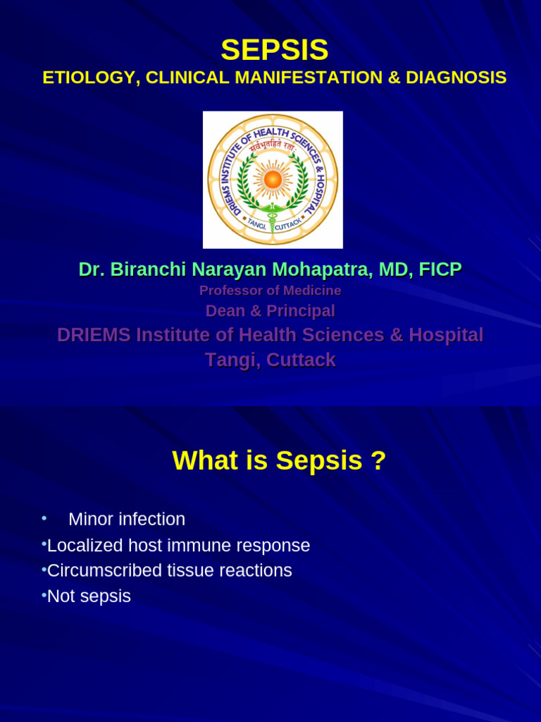 Sepsis (Final) | PDF | Sepsis | Clinical Medicine