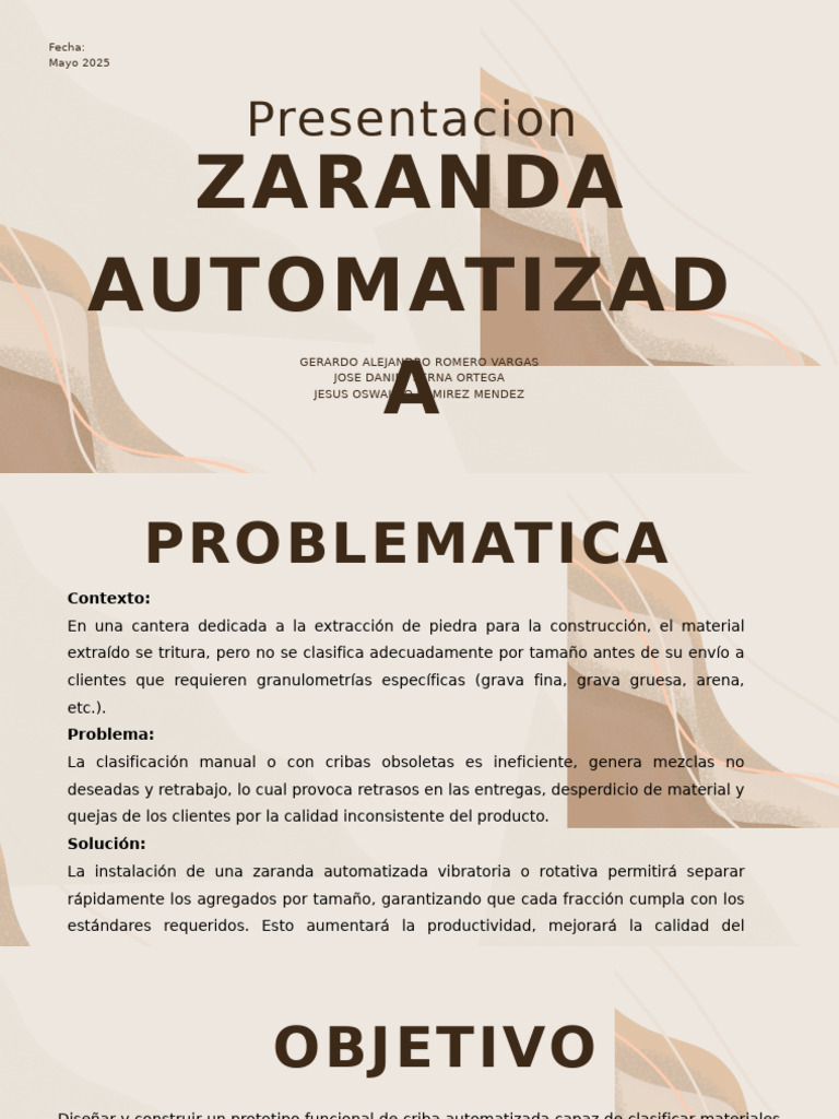 Expocicion de Estatica (Zaranda) - 1 | PDF | Ingeniería mecánica