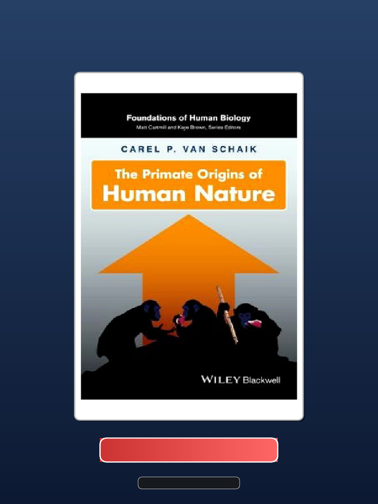 Complete Bundle The Primate Origins of Human Nature Ebook and TestBank ...