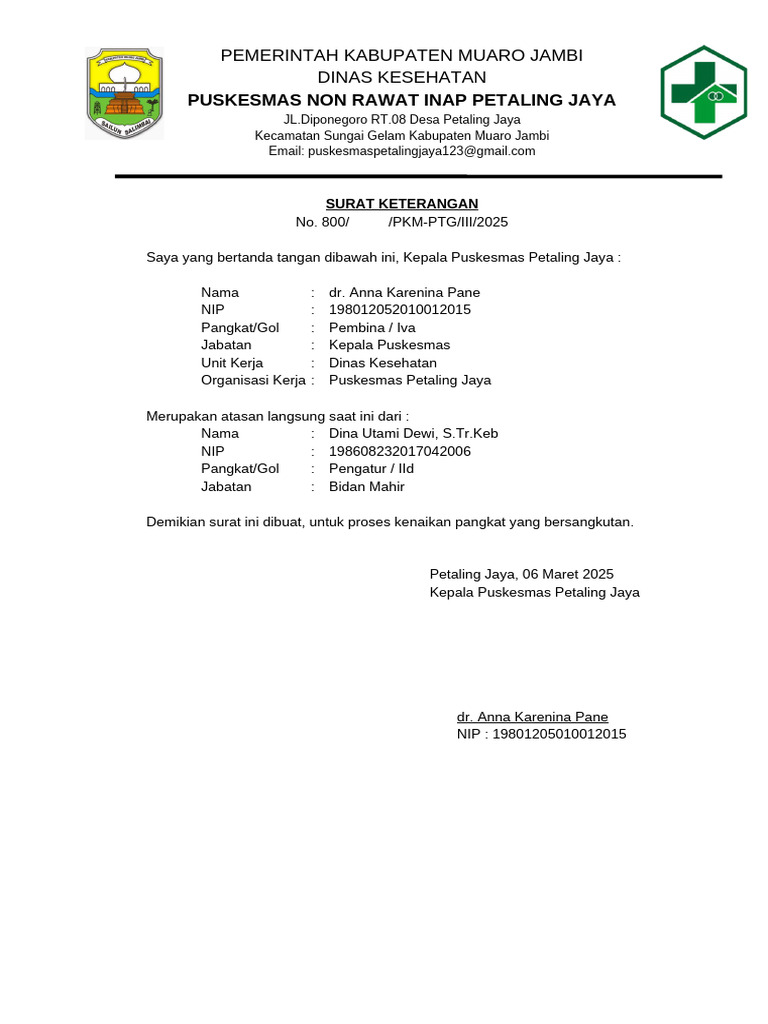 Rekom Naik Pangkat | PDF