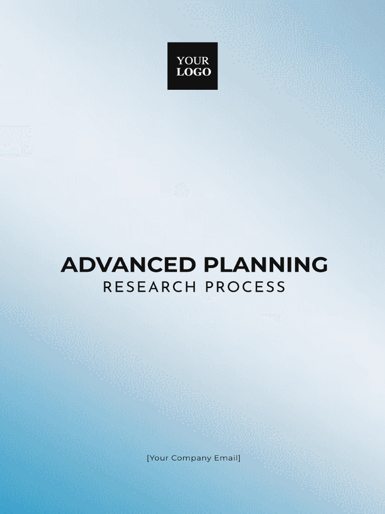 Free Advanced Planning Research Process Template | PDF