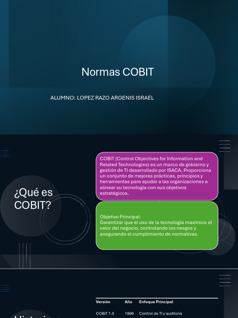 Normas COBIT | PDF | Cobit | Itil