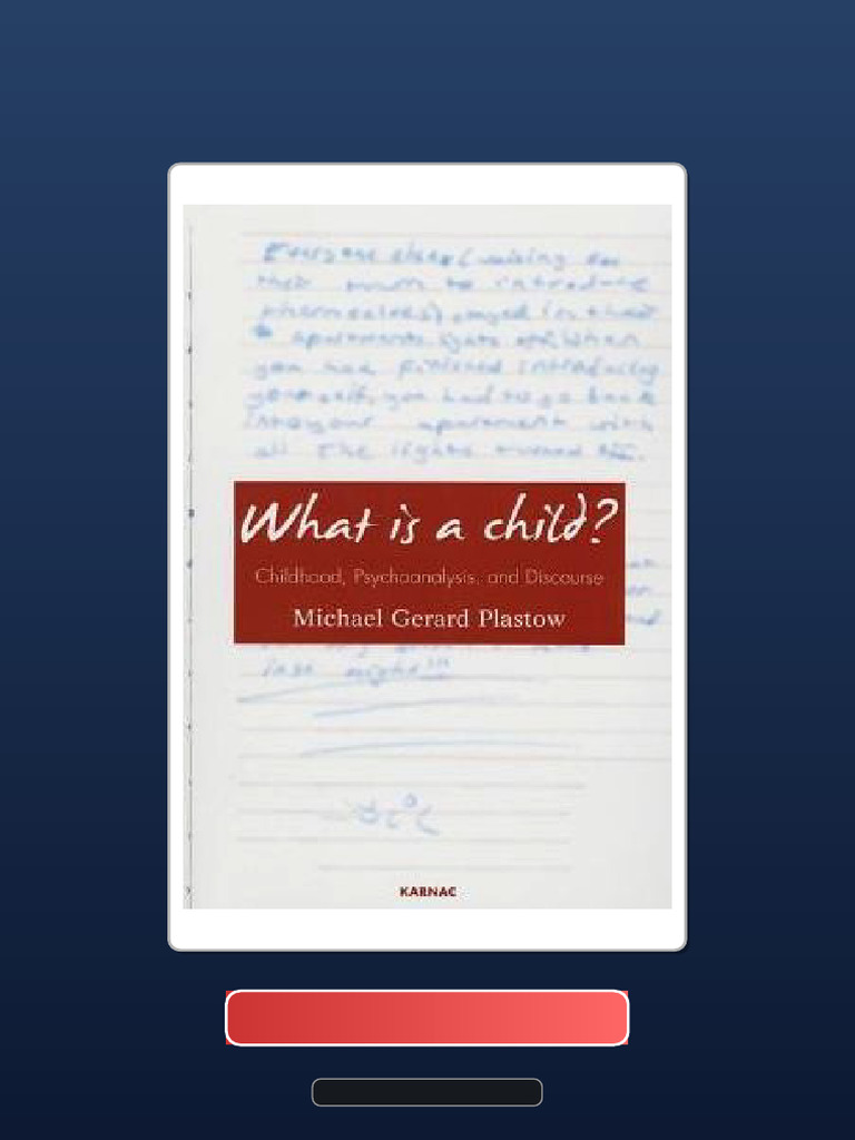 Complete Bundle What Is A Child Childhood Psychoanalysis and Discourse ...
