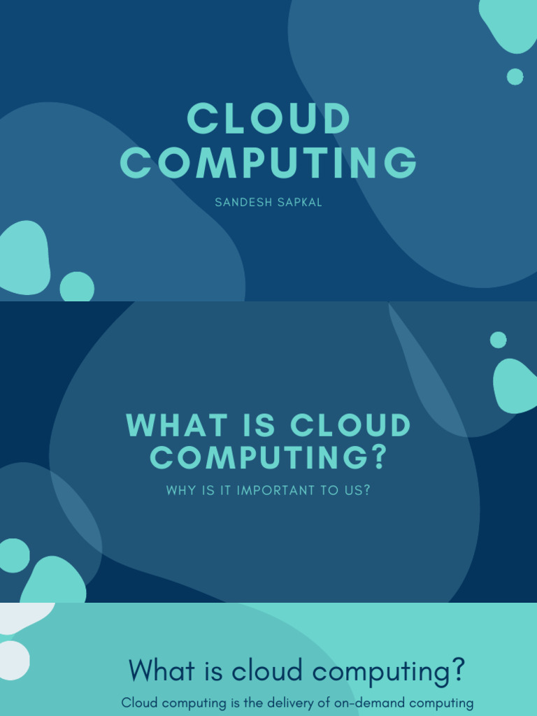 Understanding Cloud Computing Basics | PDF