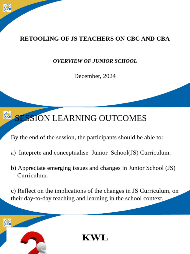 Overview On Junior School - Final - November 2024-Retooling of Js ...