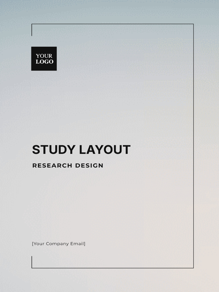 Free Study Layout Research Design Template | PDF