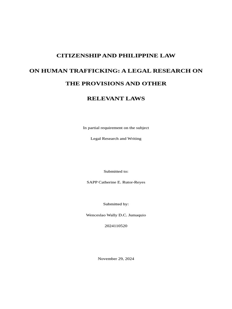 Citizenship and Philippine Law | PDF