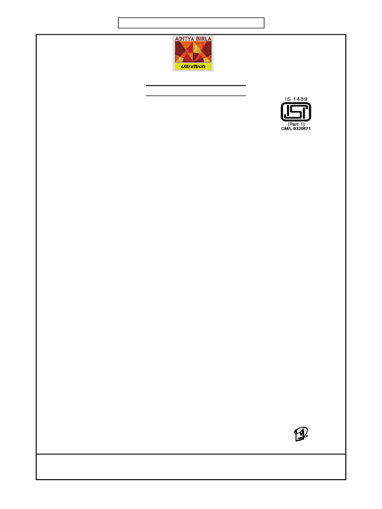 Ultratech 2022 | PDF | Cement | Building Engineering