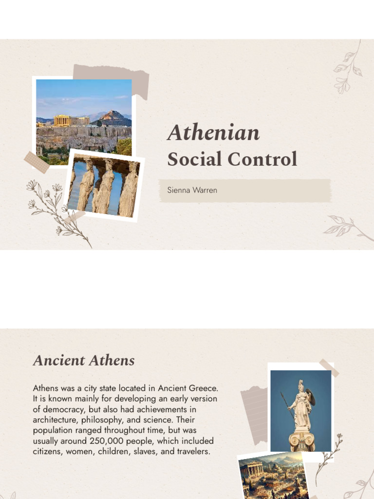 Athenian Social Control and Solon's Reforms | PDF | Ancient Greece