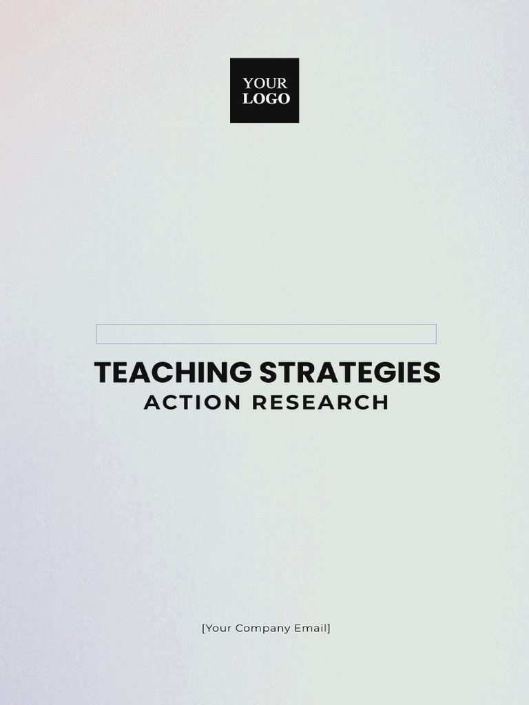 Free Teaching Strategies Action Research Template | PDF